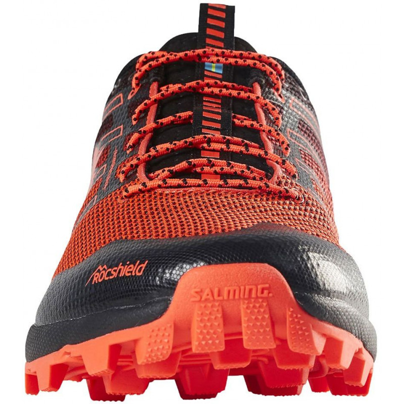 SALMING ELEMENT S3 Homme Black - Orange - Chaussures Running pour ...